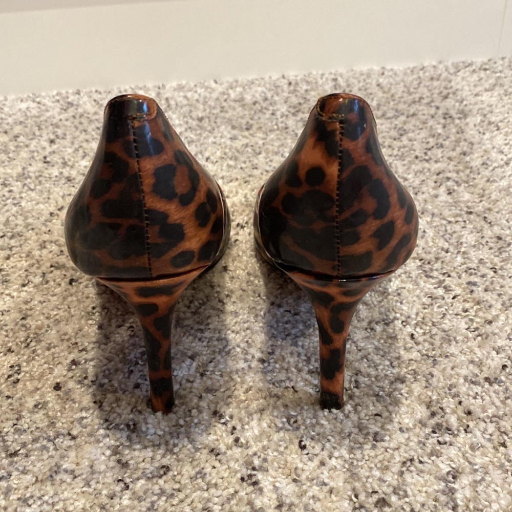 Nine West Martina Leopard Animal Print Patent Pumps H… - Gem